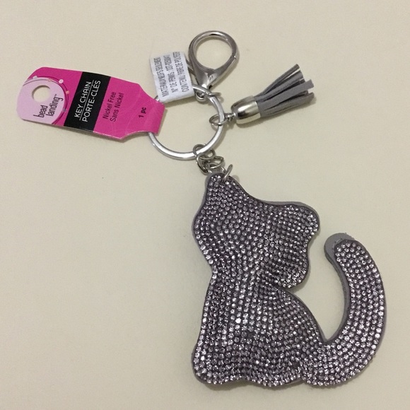 Accessories | Kitty Cat Bling Key Chain | Poshmark